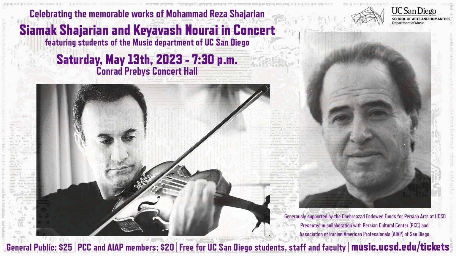 Celebrating the memorable works of Mohammad Reza Shajarian – PCC
